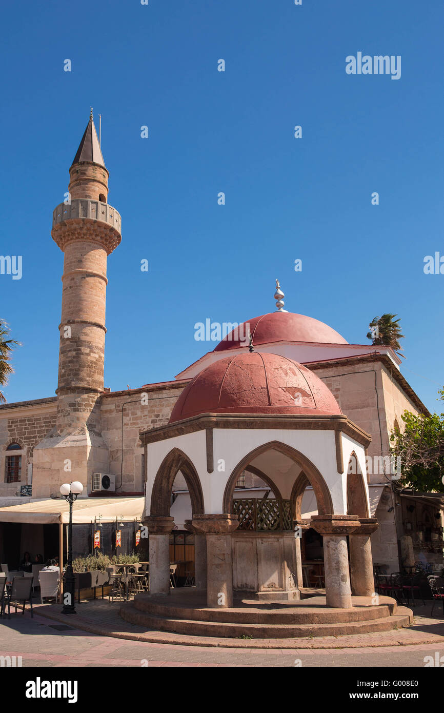 Defterdar Mosque, Kos island, city center, Greece Stock Photo - Alamy