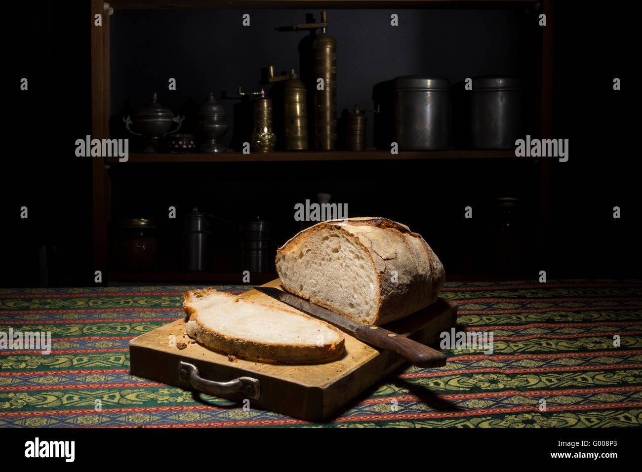 Slice of rustic bread hi-res stock photography and images - Alamy