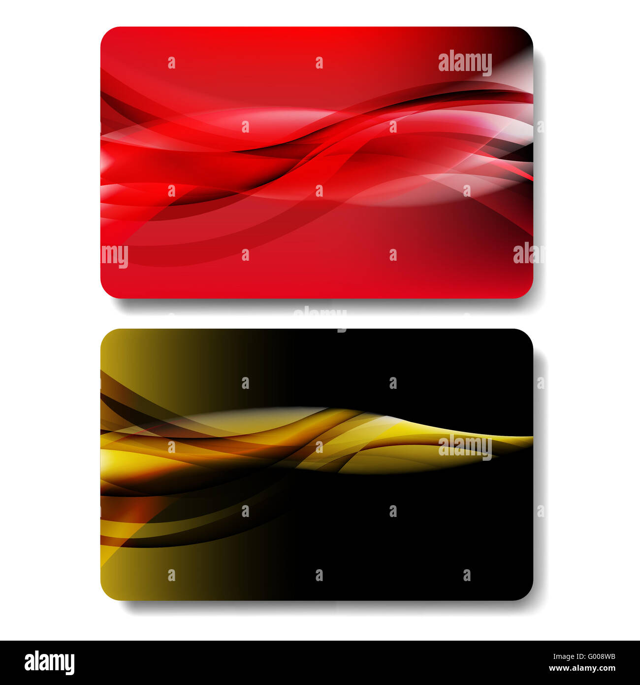 Set gold christmas cards Cut Out Stock Images & Pictures - Alamy