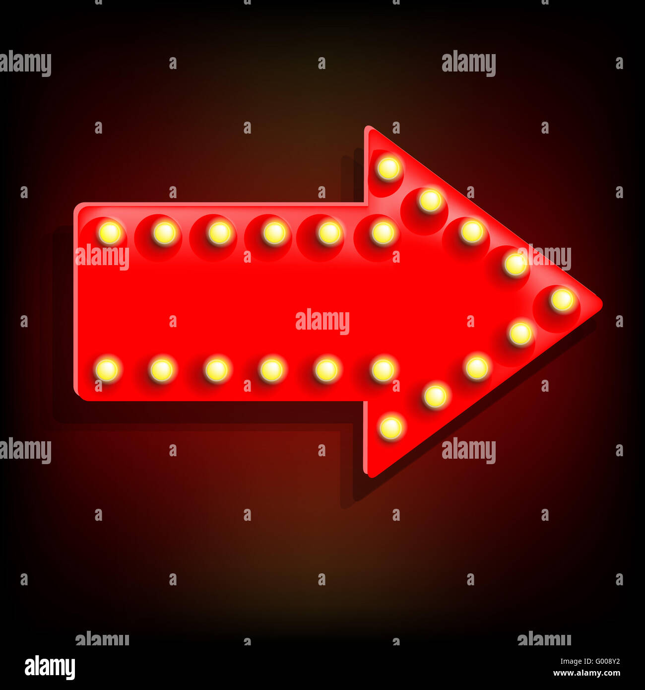 Arrow With Black Background Stock Photo - Alamy