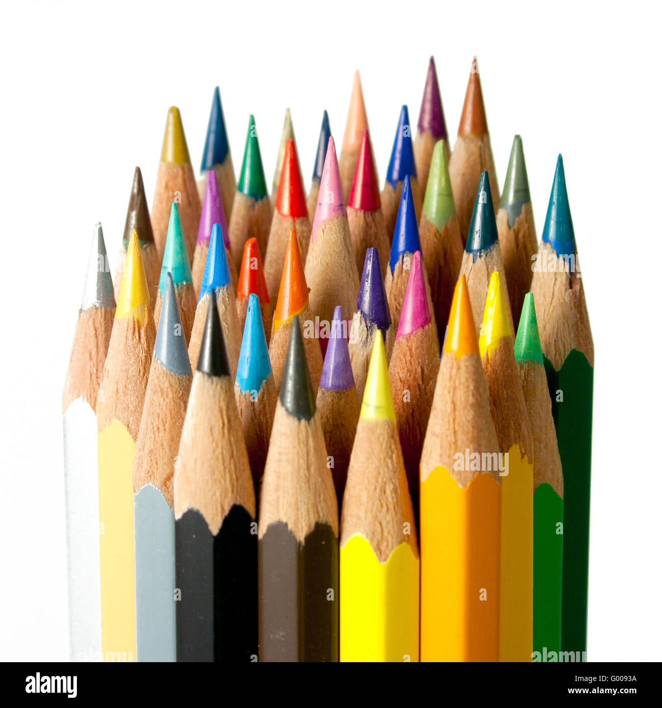 Color Pencils - 10 Stock Photo - Alamy