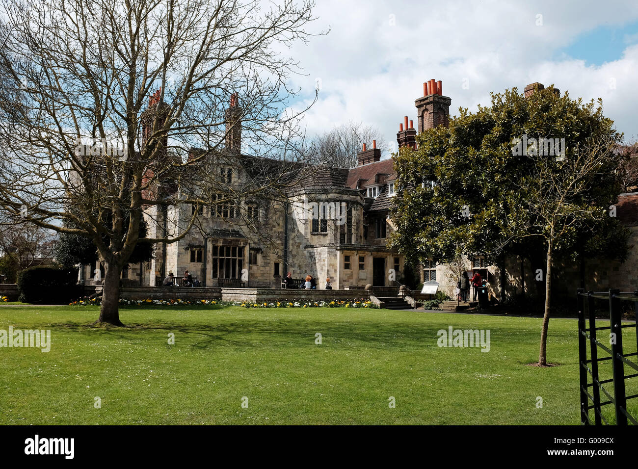 Southover Grange and gardens in Lewes East Sussex UK Stock Photo - Alamy