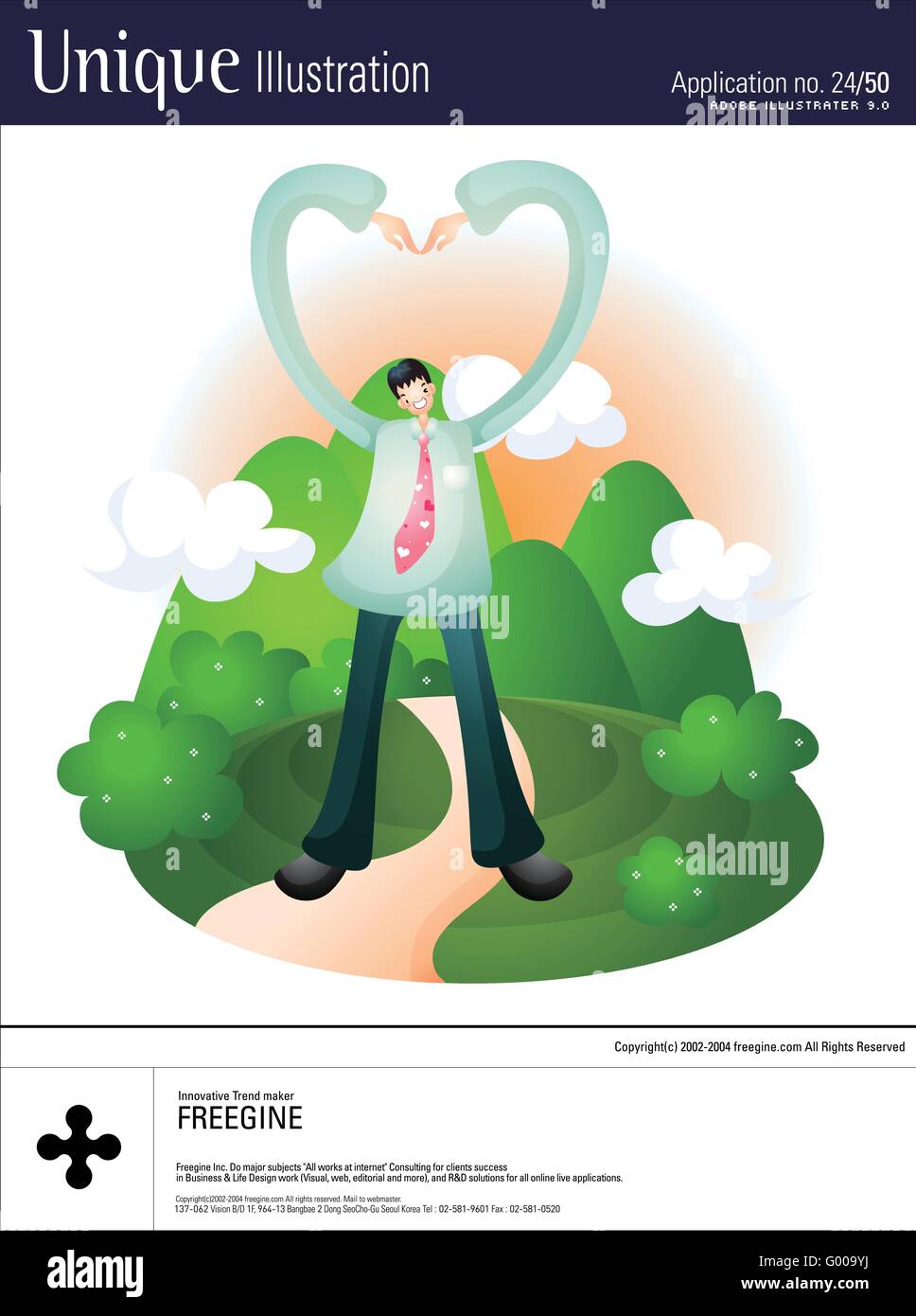 Emotions and nature scenery Stock Vector Images - Alamy