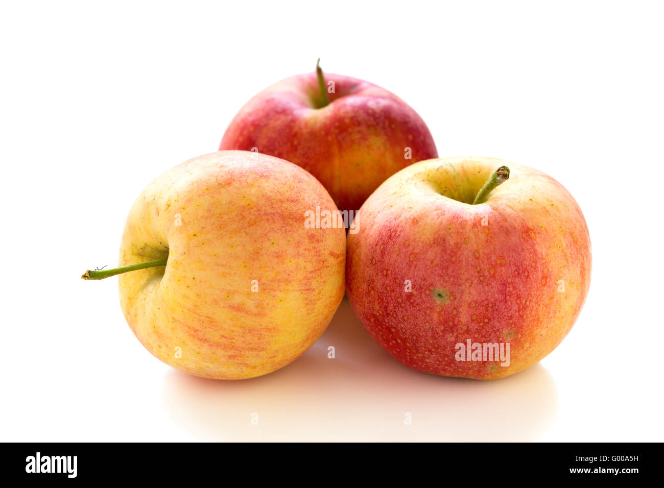 Three ripe apples Stock Photo - Alamy