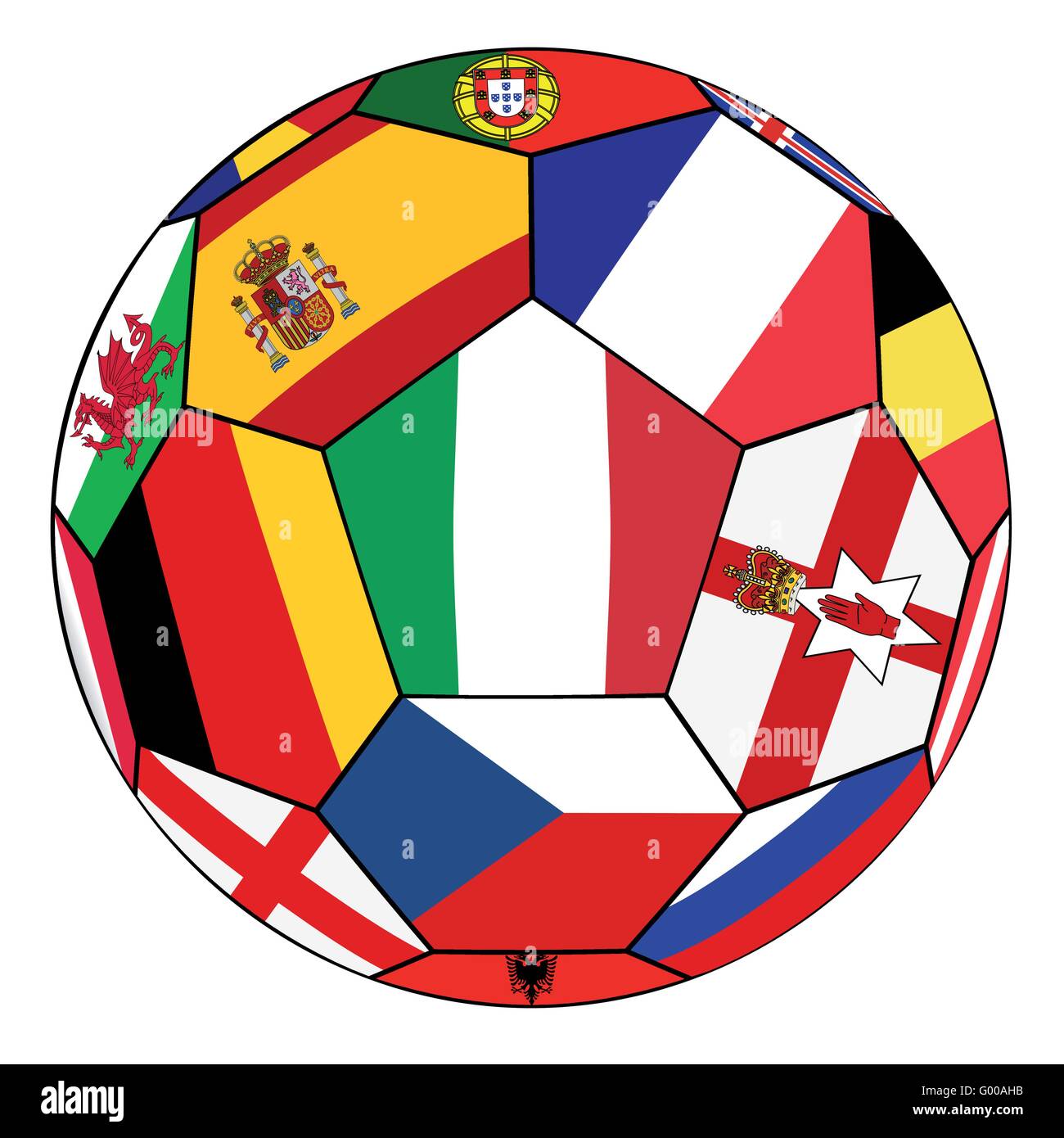 Italian flag soccer ball hi-res stock photography and images - Alamy