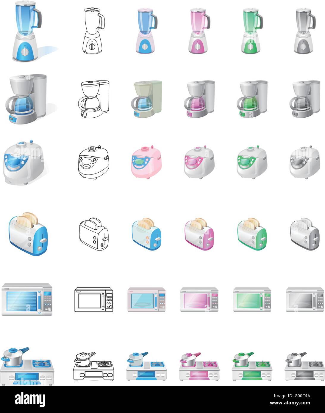 Range of items Stock Vector Images - Alamy