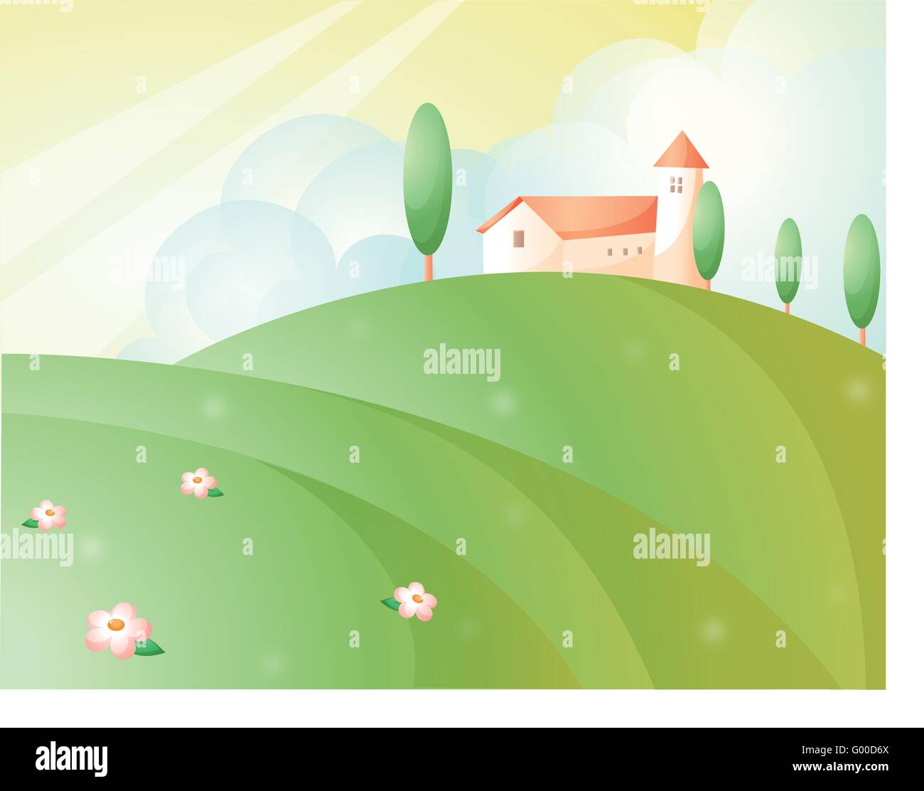House illust background Stock Vector Images - Alamy