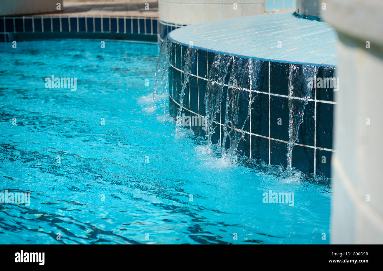 Swimming pool of luxury hotel Stock Photo - Alamy