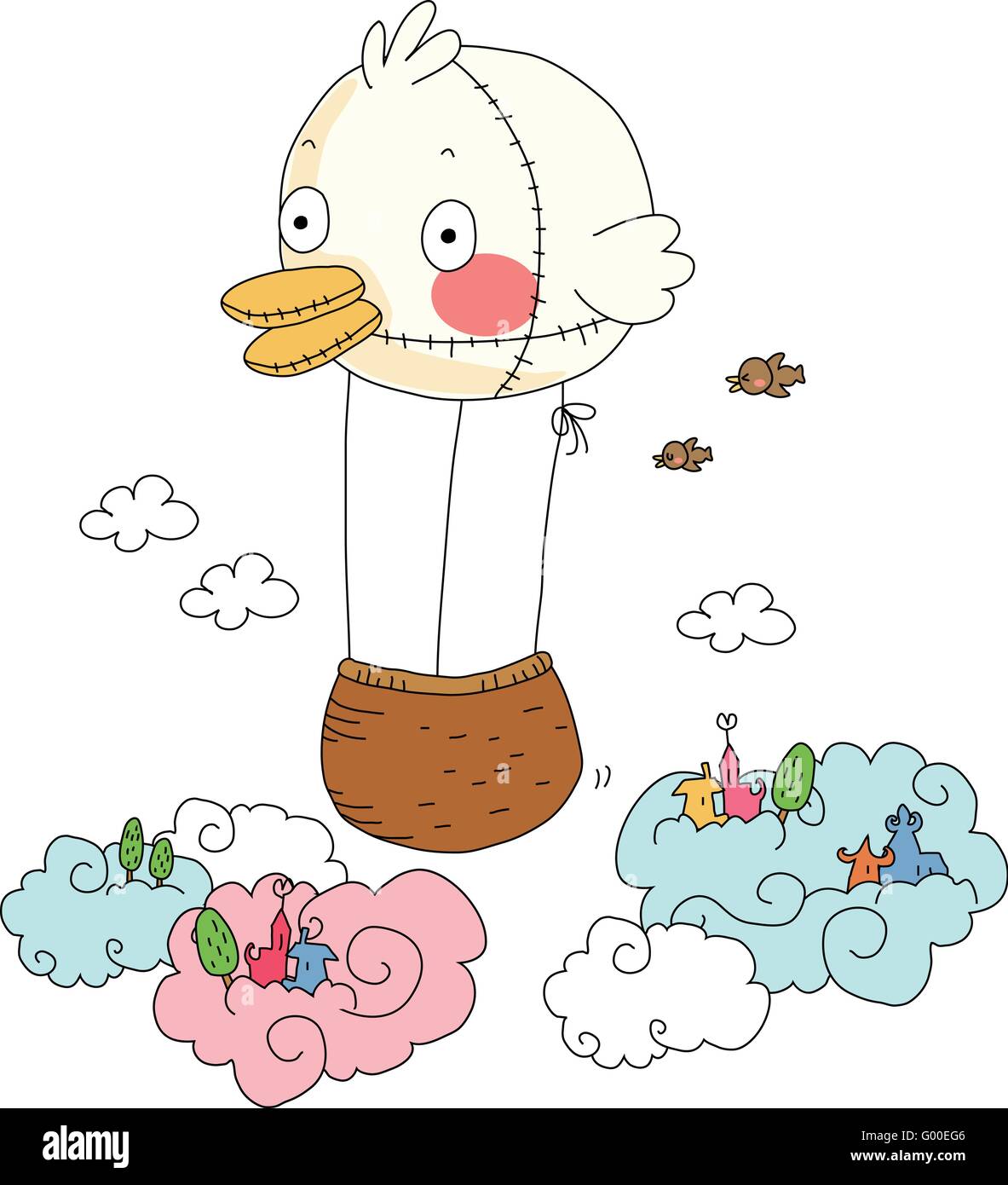 Cloud duck Stock Vector Images - Alamy