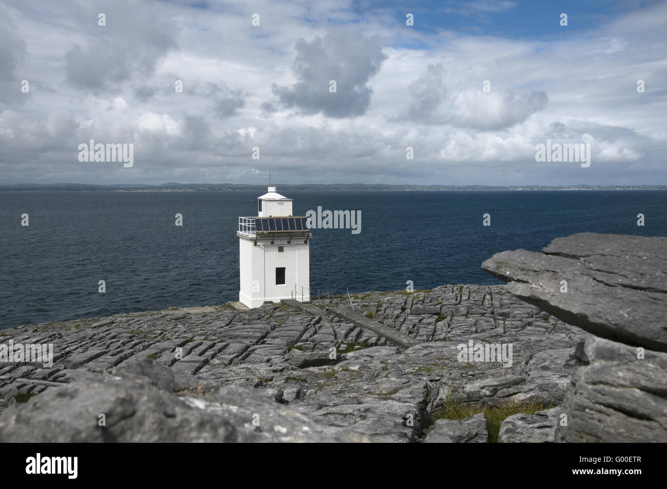 Lighthouse on the Atlantic coast Stock Photo - Alamy