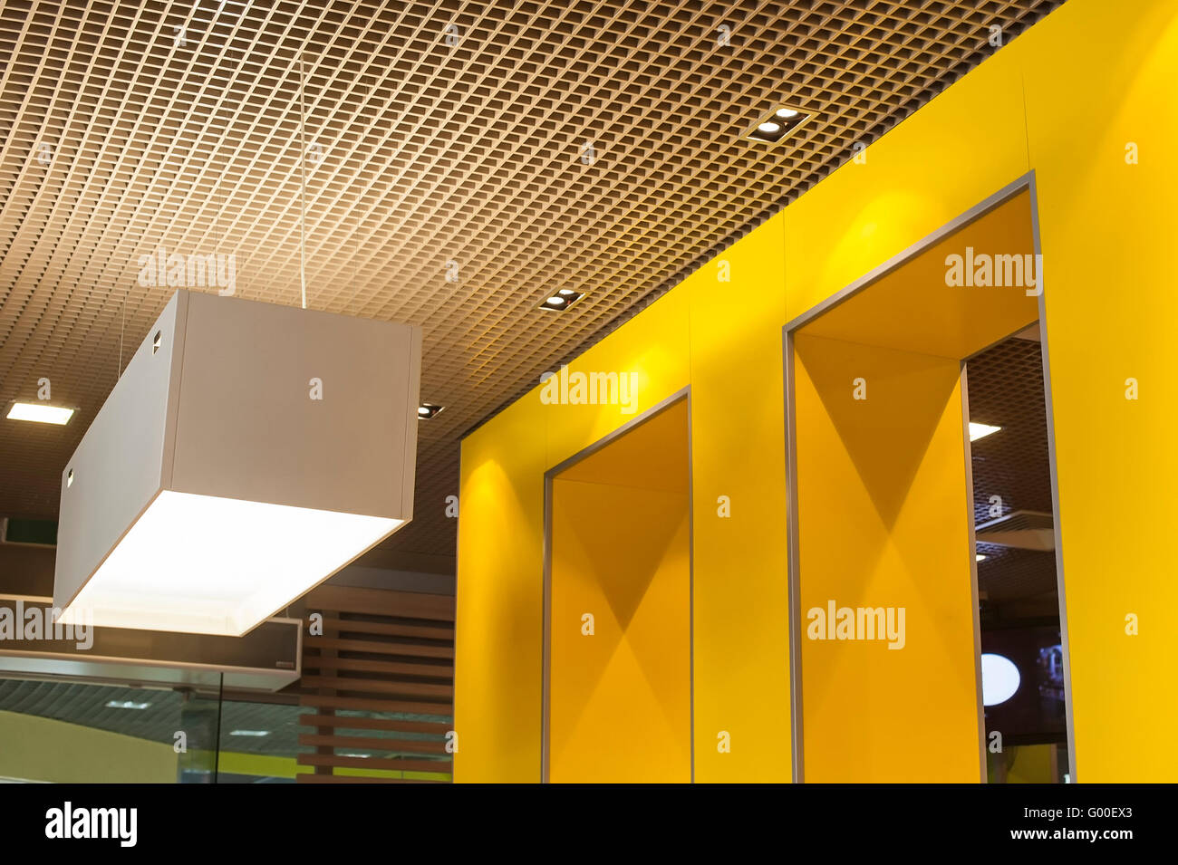 element of the interior with the luminaire Stock Photo - Alamy