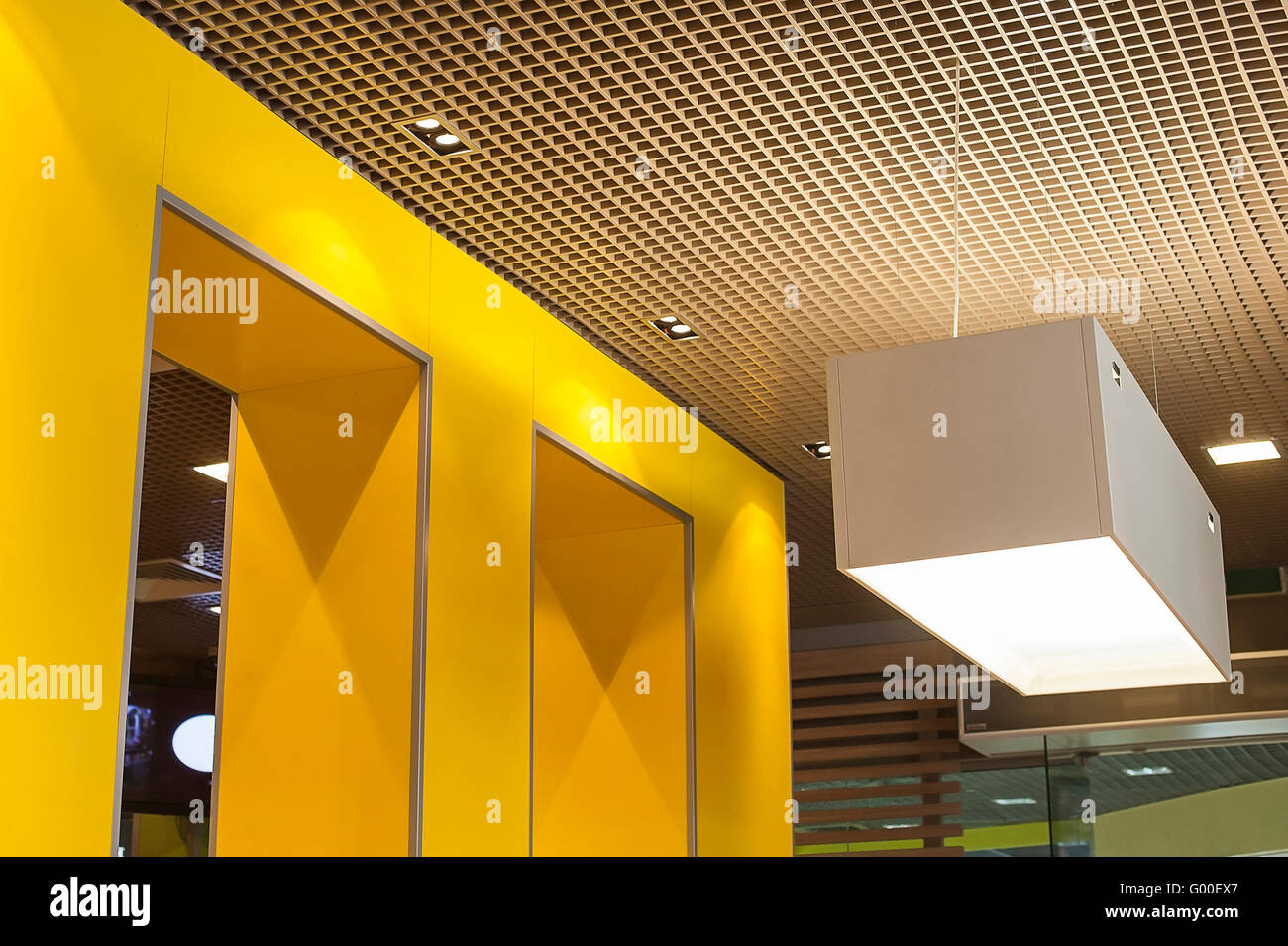 element of the interior with the luminaire Stock Photo - Alamy