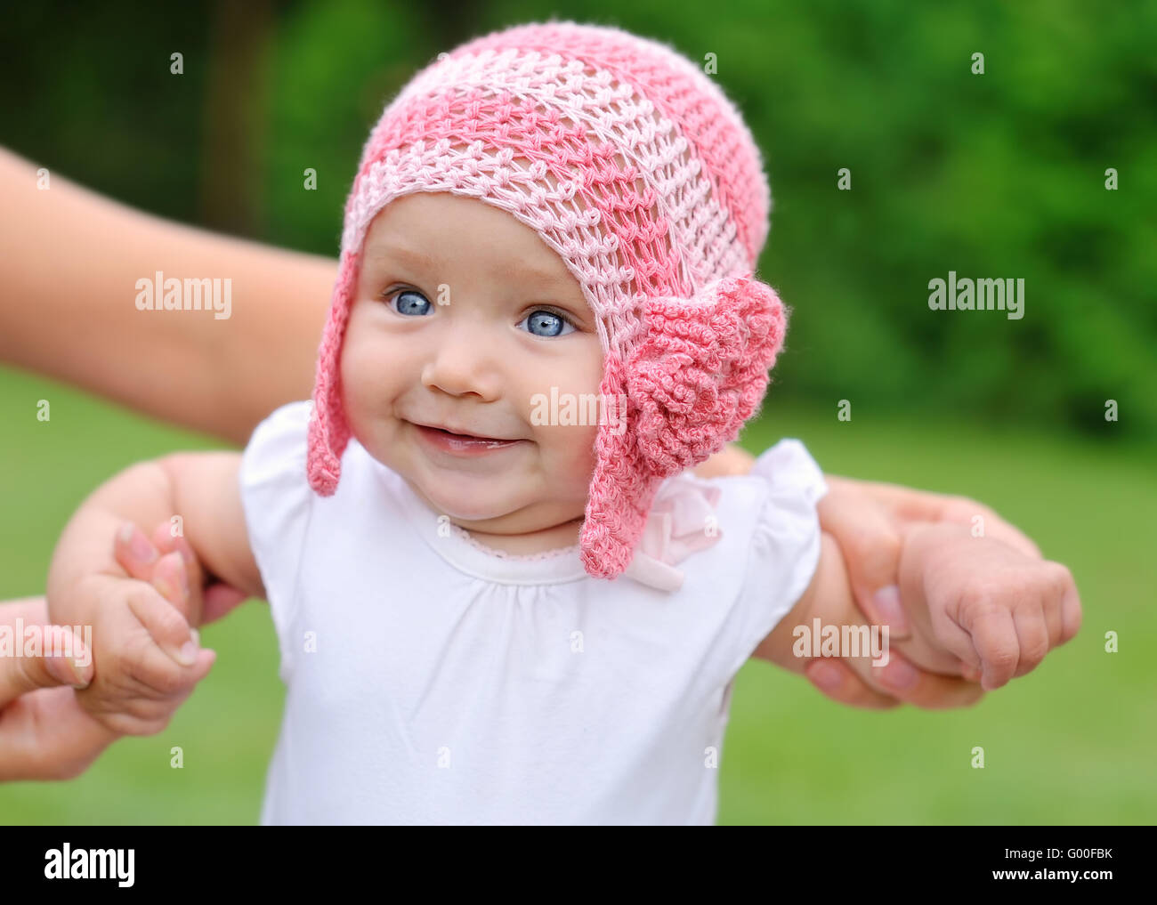 Beautiful smile of girl baby hi-res stock photography and images - Alamy