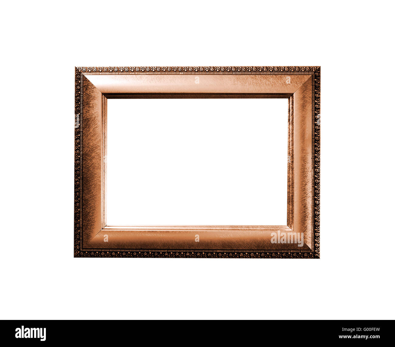 Vintage gold frame on Cut Out Stock Images & Pictures - Alamy