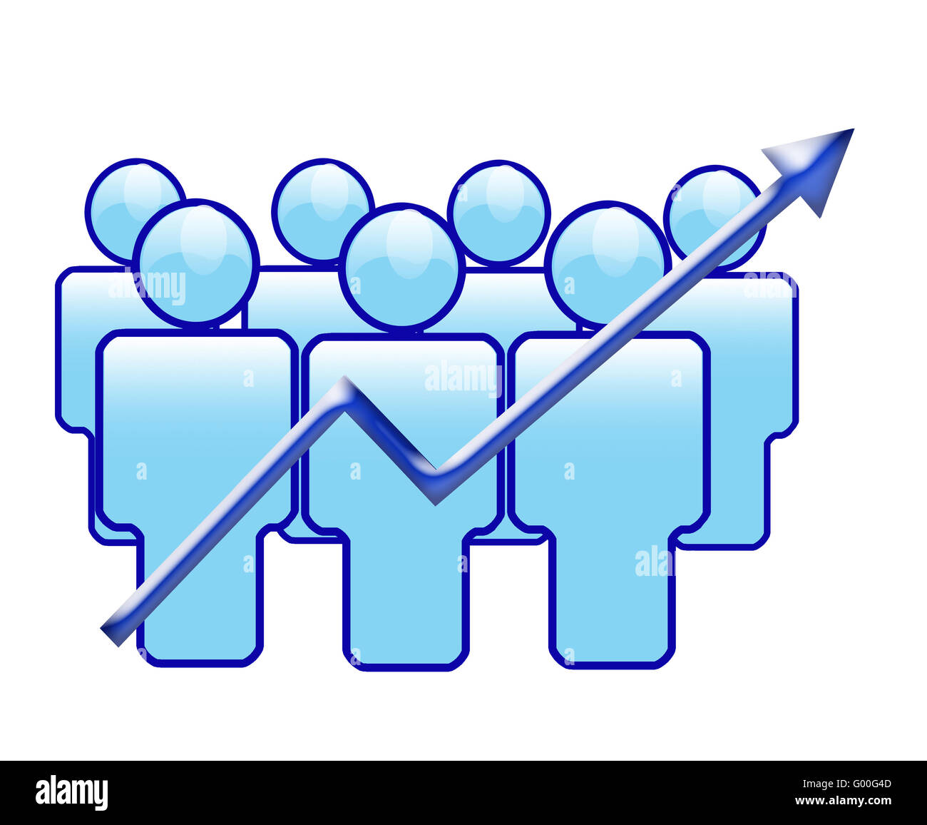 Manager growth Cut Out Stock Images & Pictures - Alamy