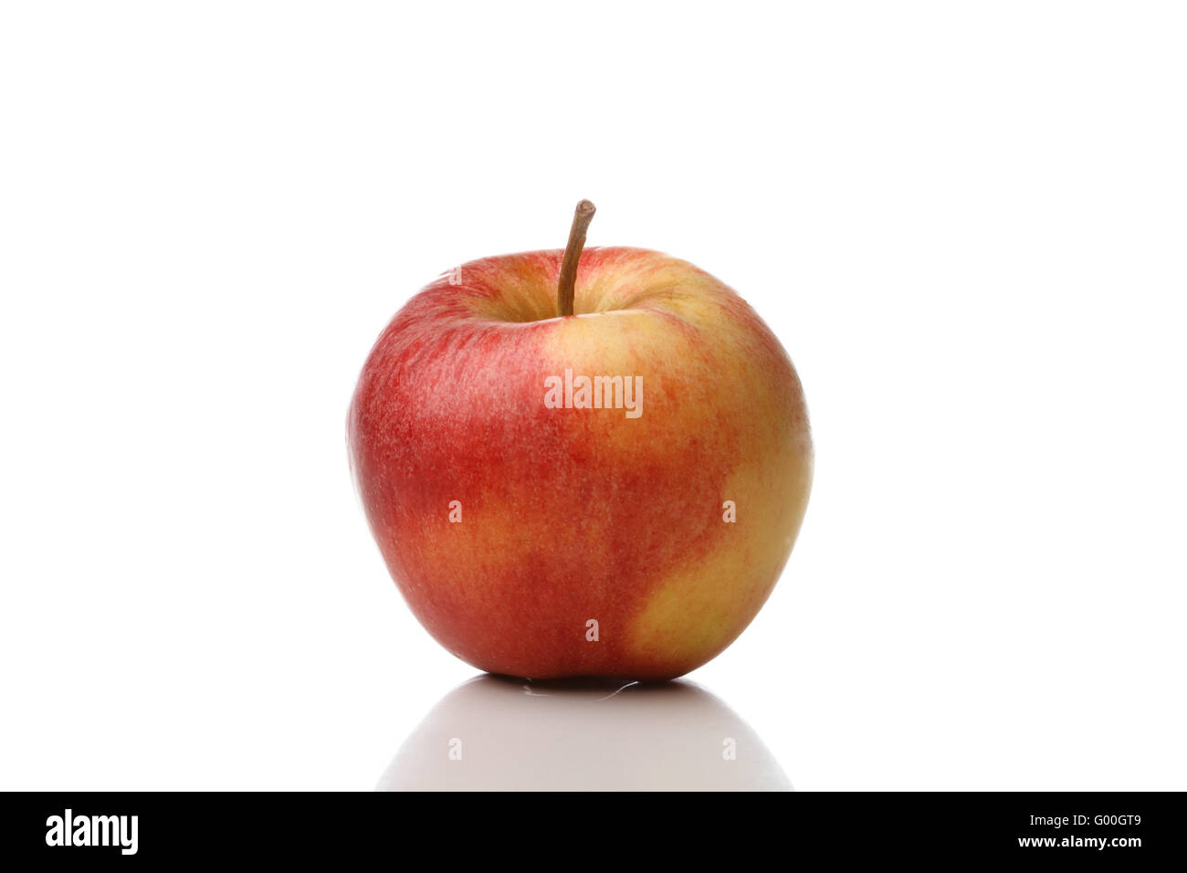A colored apple isolated on white background Stock Photo - Alamy