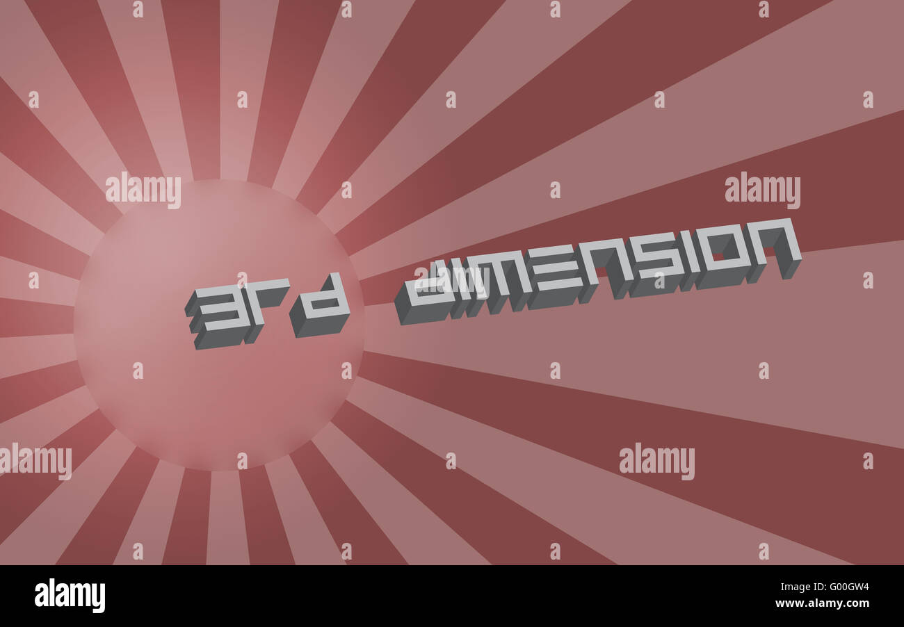 3rd dimension hi-res stock photography and images - Alamy