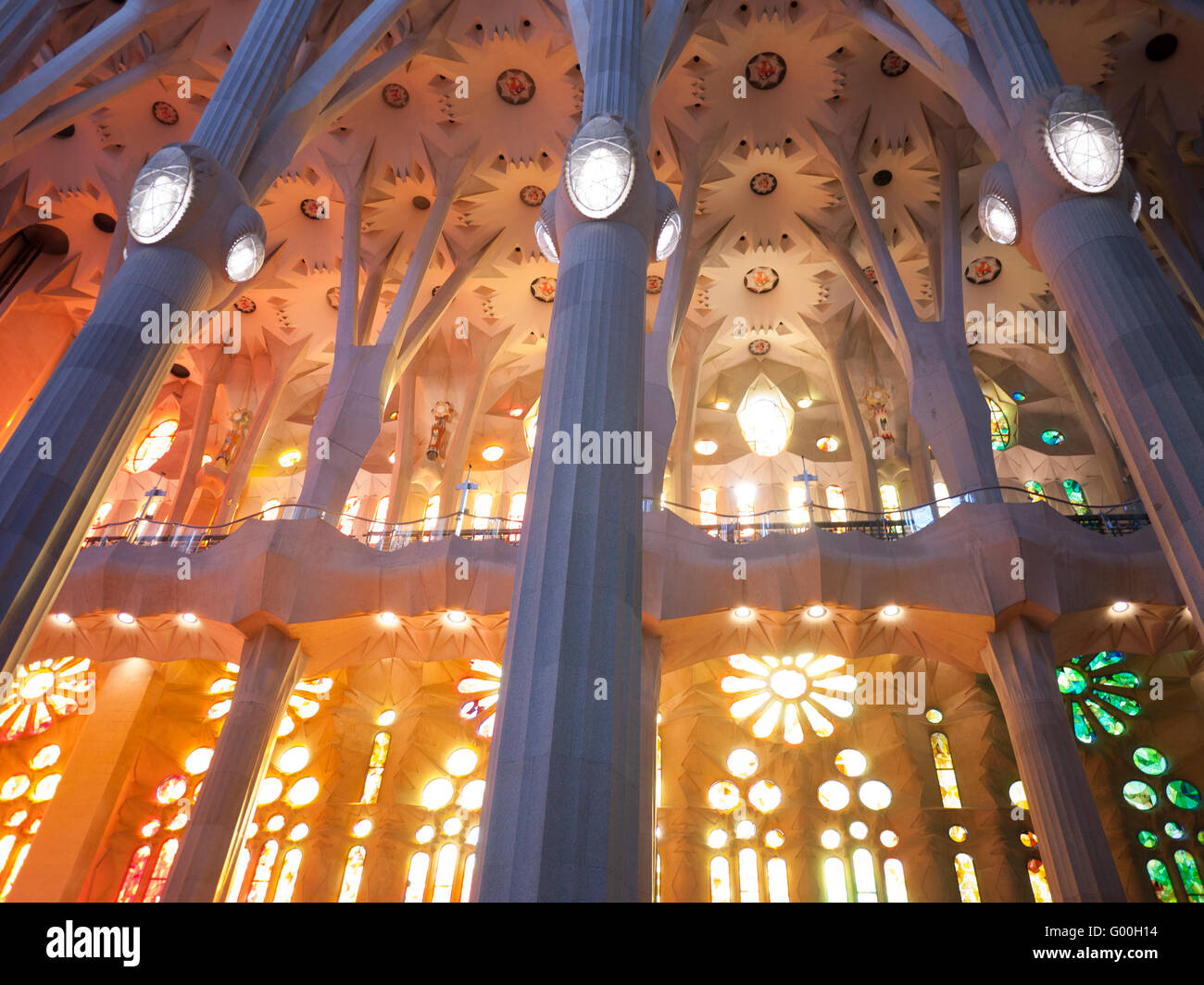 Stained Windows Sagrada Familia High Resolution Stock Photography and ...