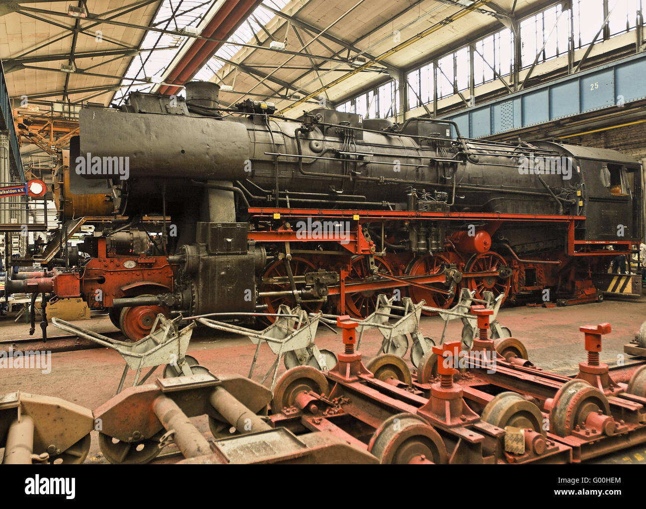 Steam Locomotive Works mine Stock Photo - Alamy