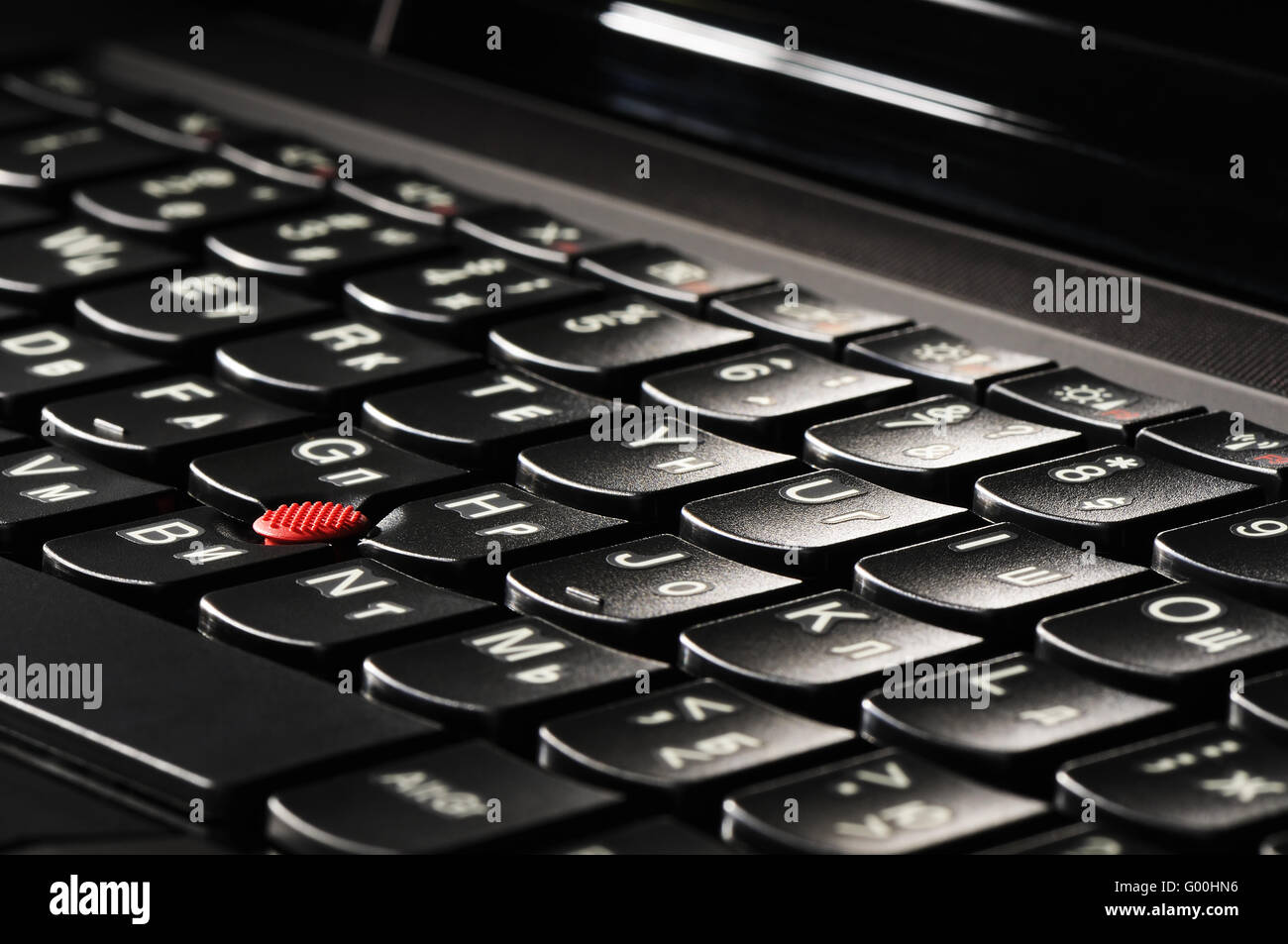 Laptop keyboard closeup background Stock Photo - Alamy