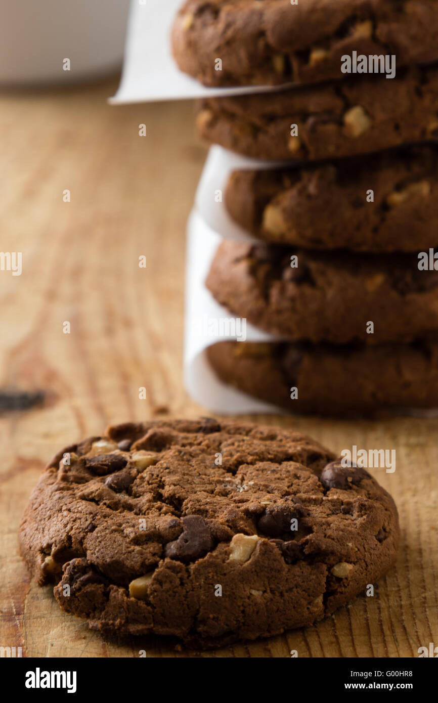 chocolate biscuit cookies Stock Photo - Alamy