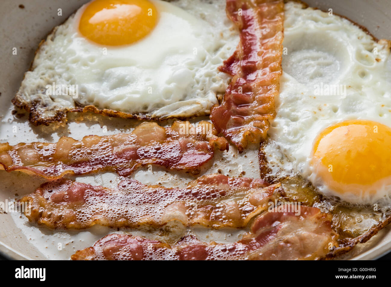 bacon and eggs Stock Photo - Alamy