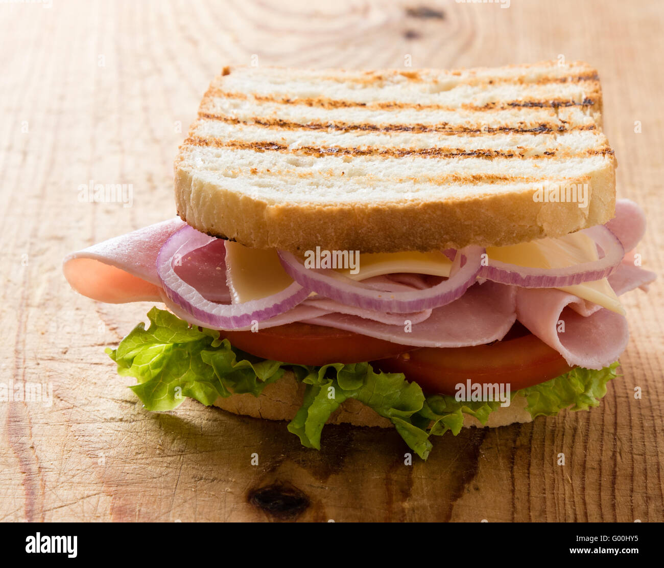 toast ham sandwich Stock Photo - Alamy