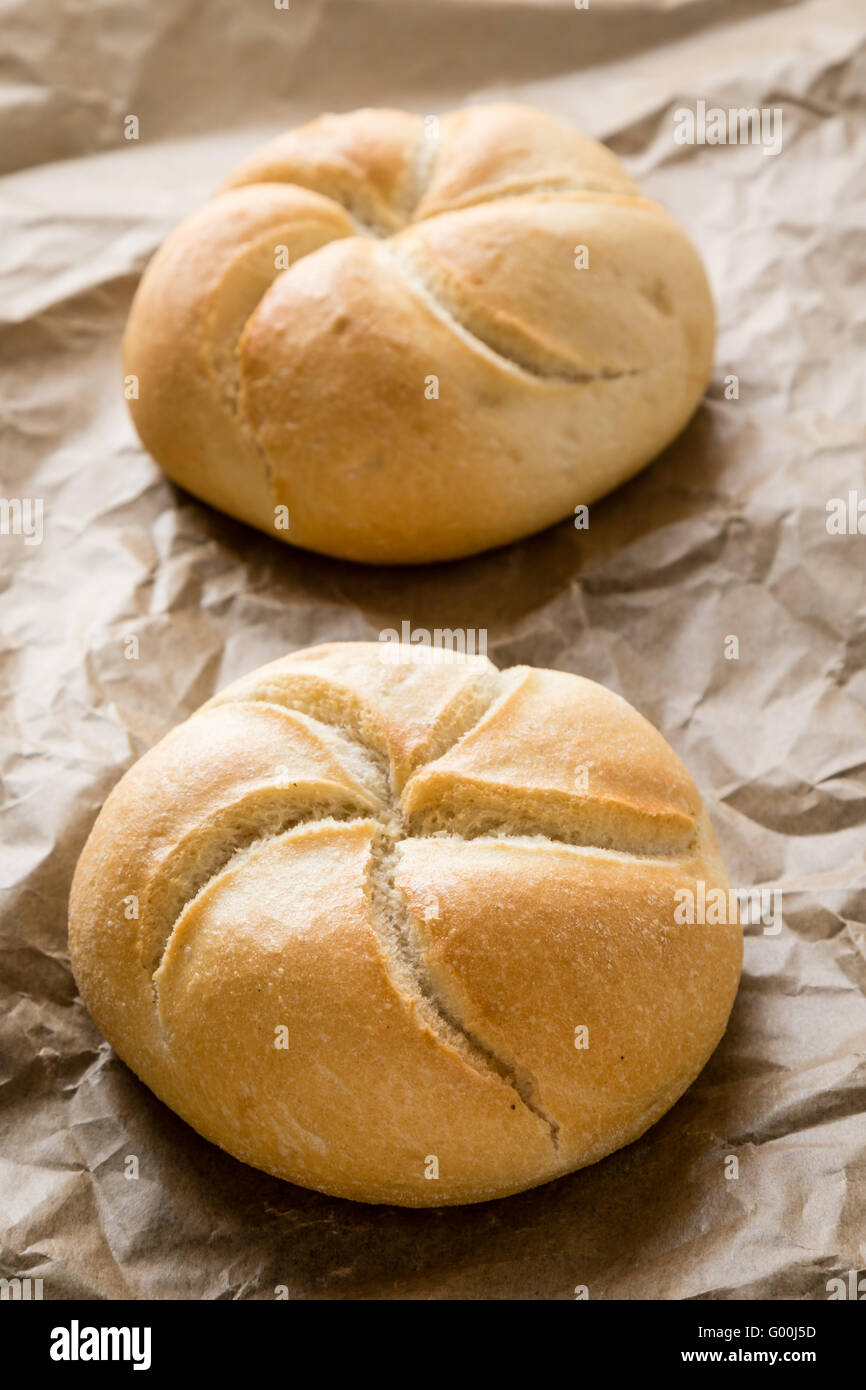 round sandwich buns Stock Photo - Alamy
