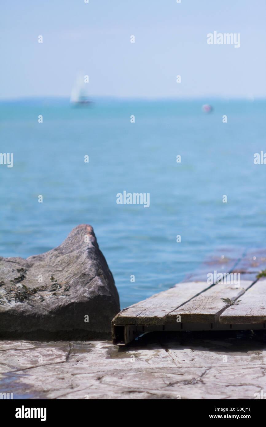 Pier and rock hi-res stock photography and images - Alamy