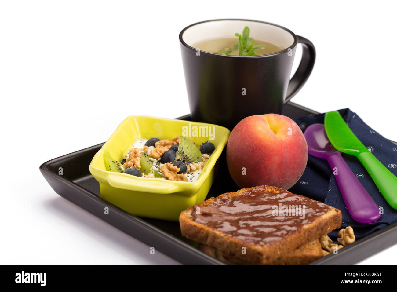 Healthy balanced breakfast bread hi-res stock photography and images ...