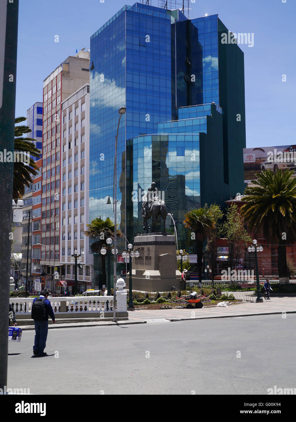 Modern buildings in centre of La Paz Bolivia Stock Photo - Alamy