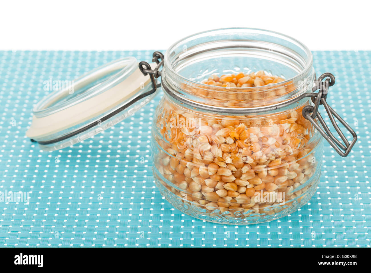 Corn seed in jar Stock Photo - Alamy