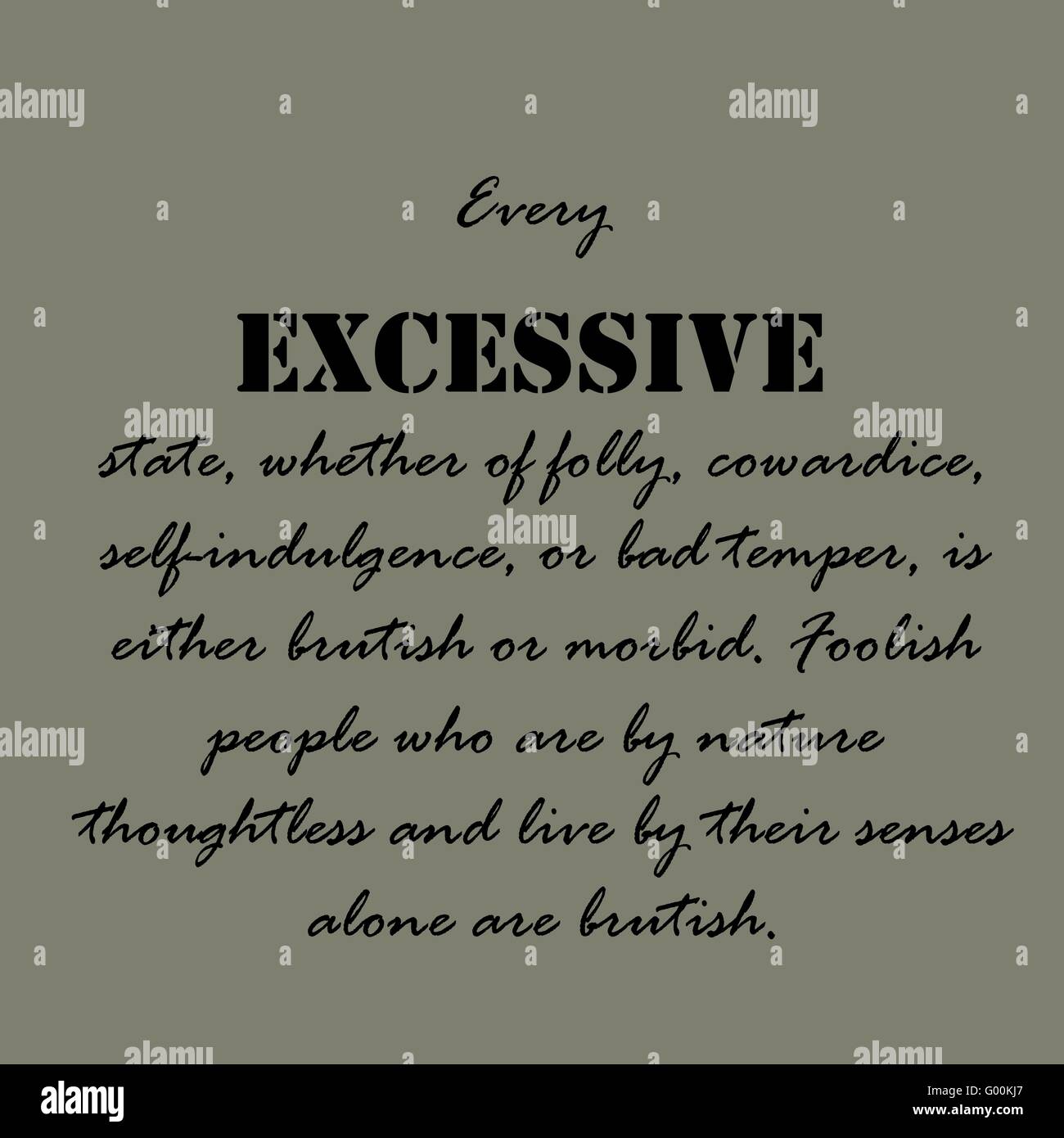 Inspirational motivational quote every Stock Vector Images - Alamy