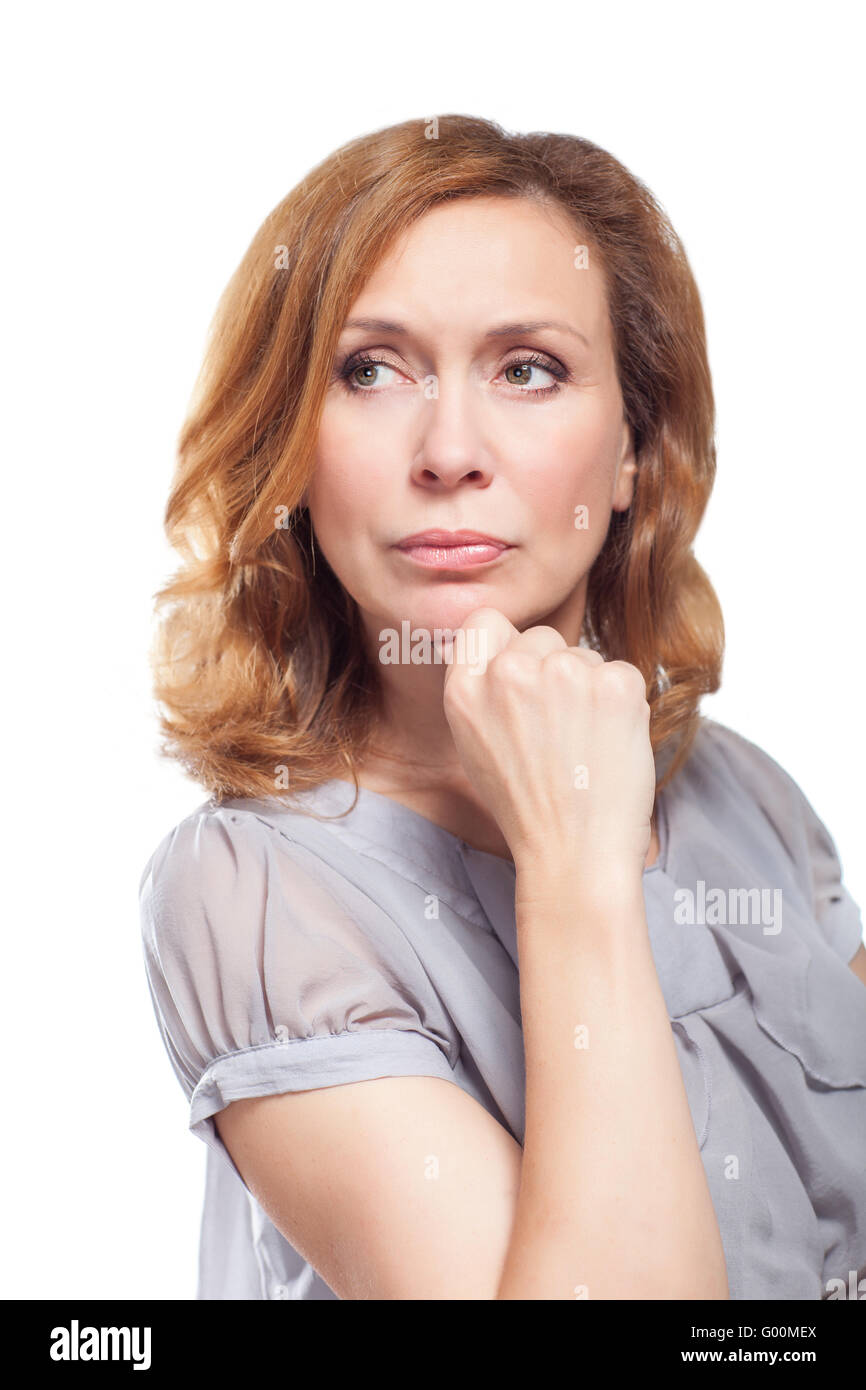 Portrait of beautiful adult woman Stock Photo - Alamy