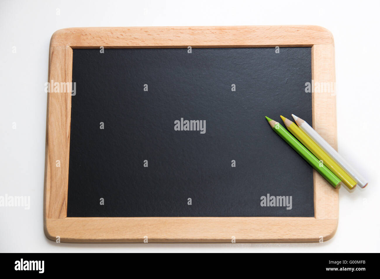 Board with pens Stock Photo - Alamy