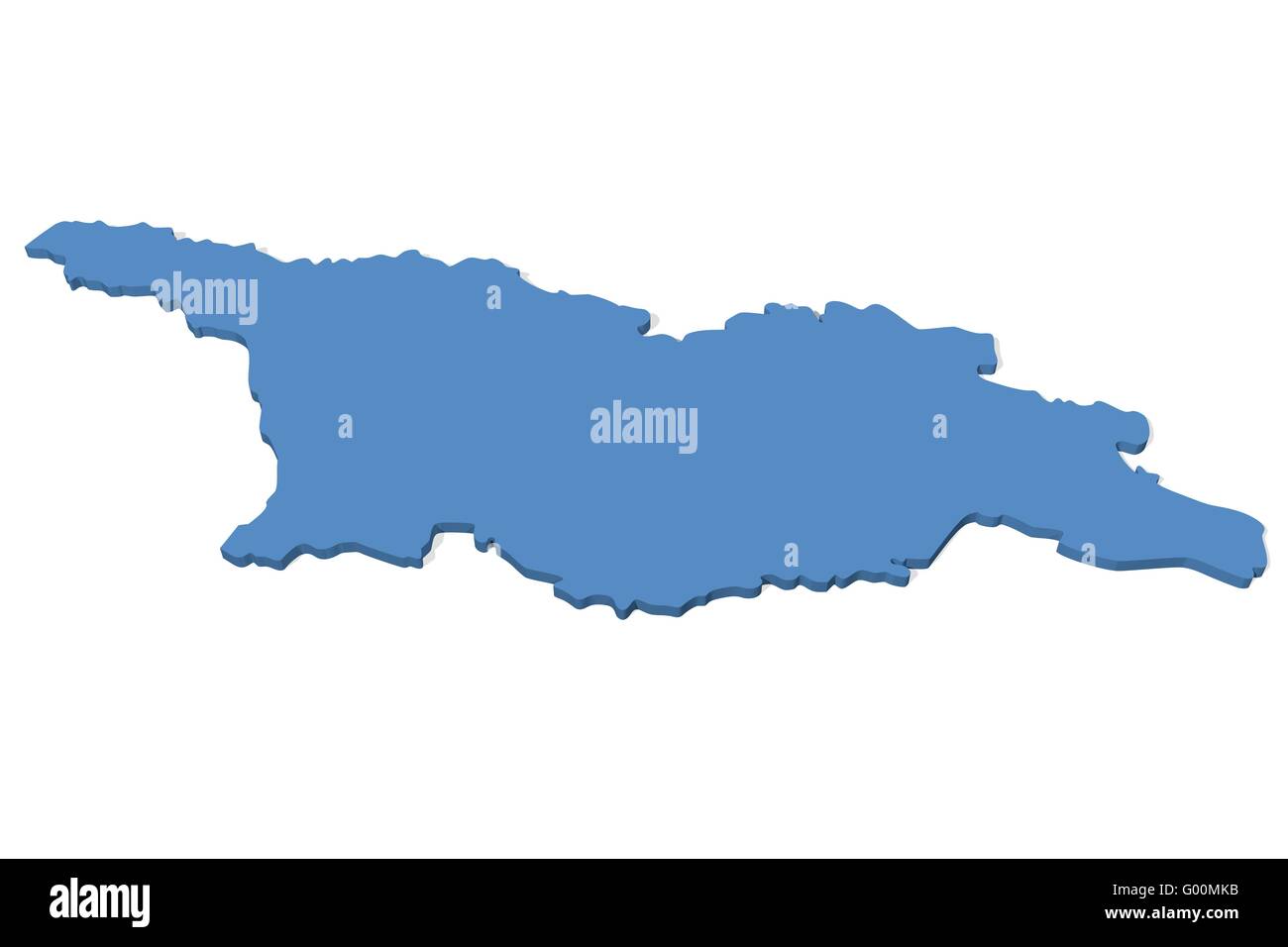 Map Of Georgia Europe Cut Out Stock Images & Pictures - Alamy