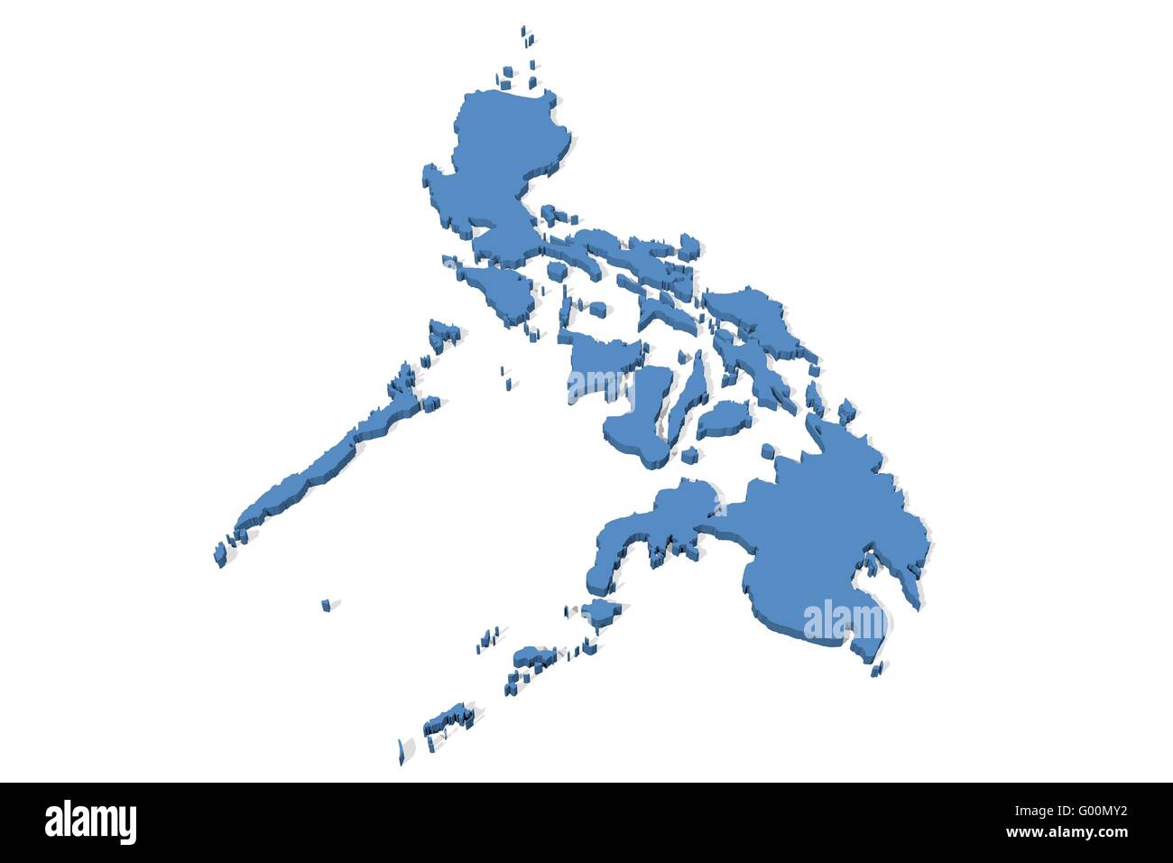 Philippines map hi-res stock photography and images - Alamy