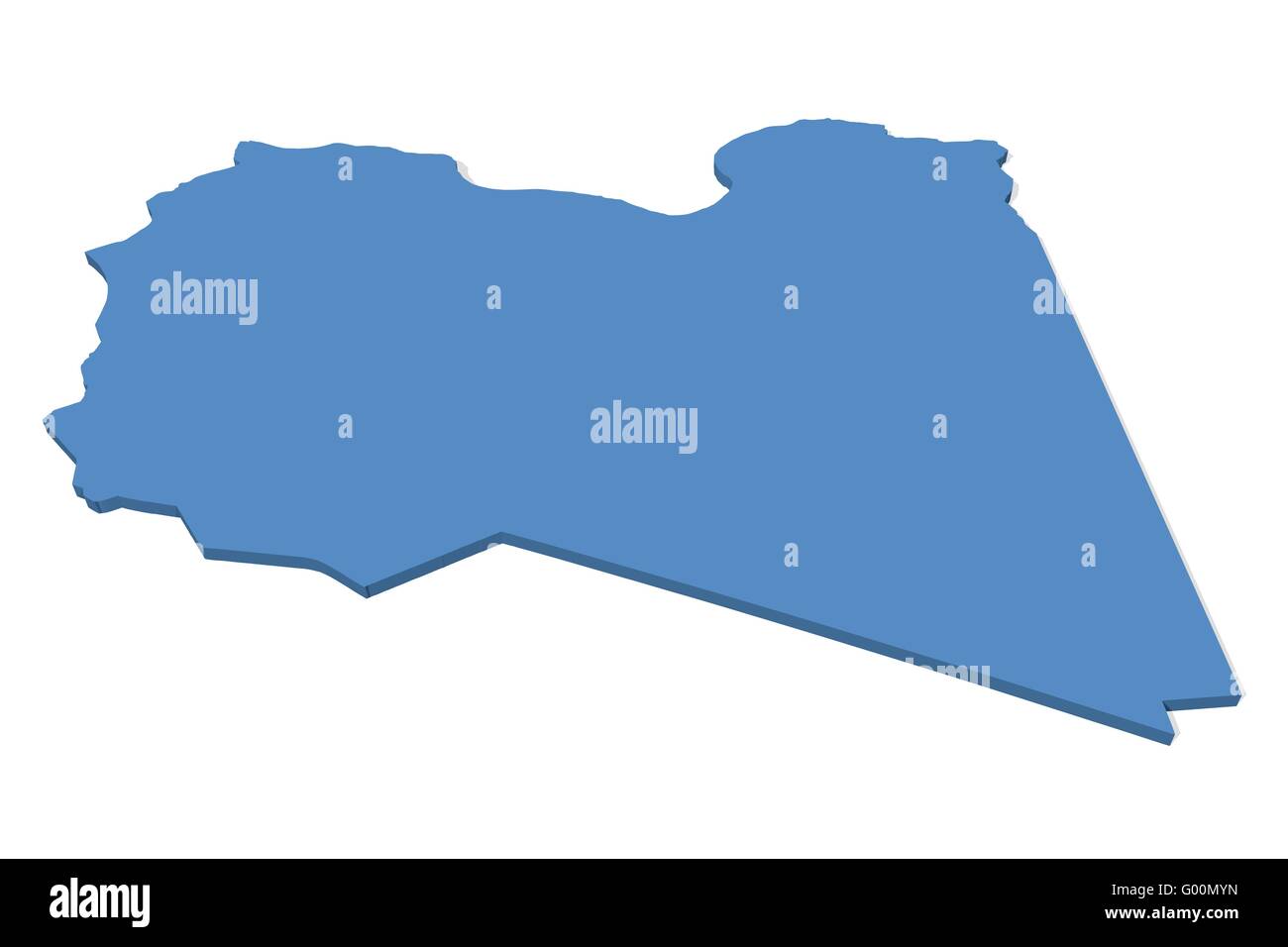 Libya map hi-res stock photography and images - Alamy