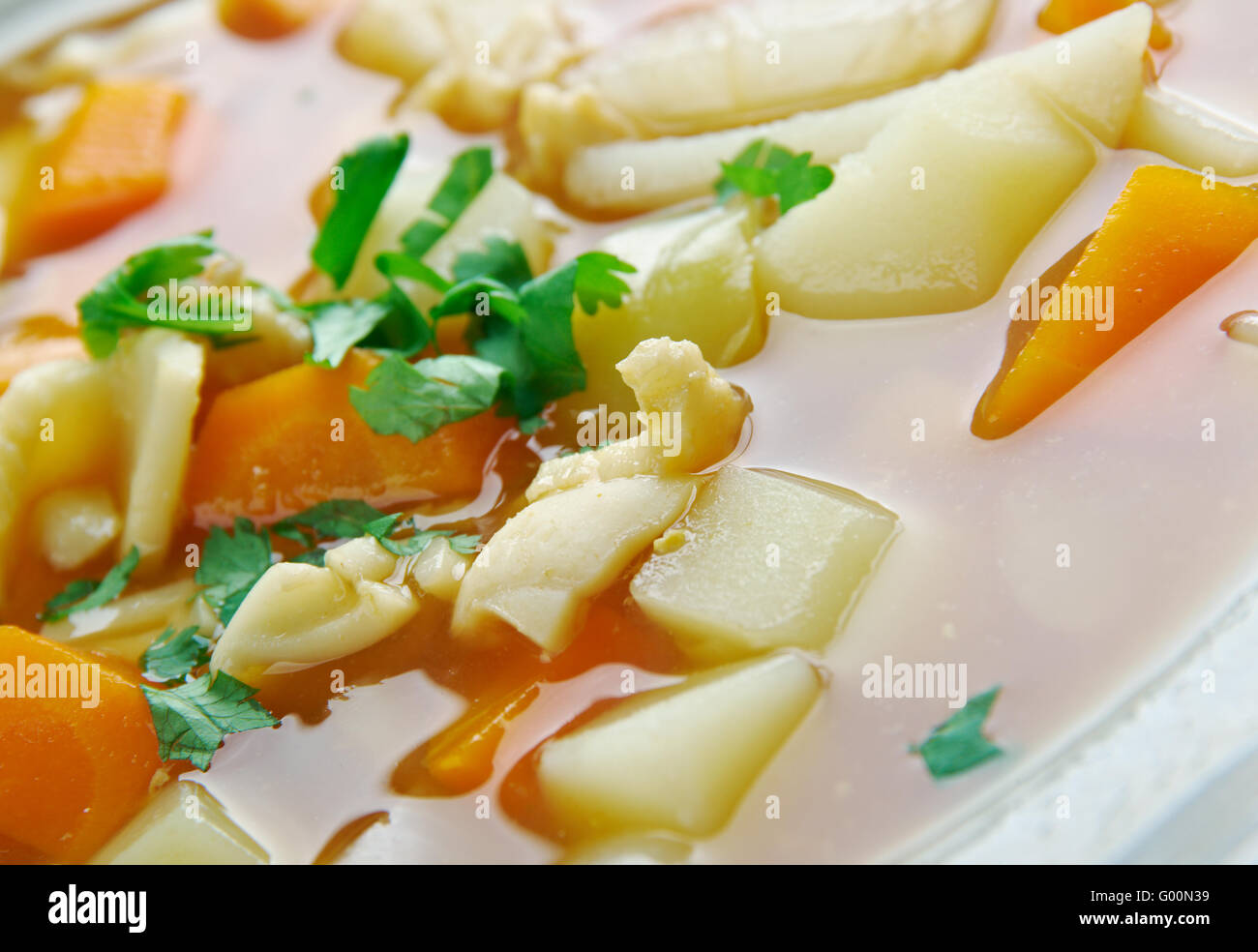 Red Conch Chowder Stock Photo - Alamy