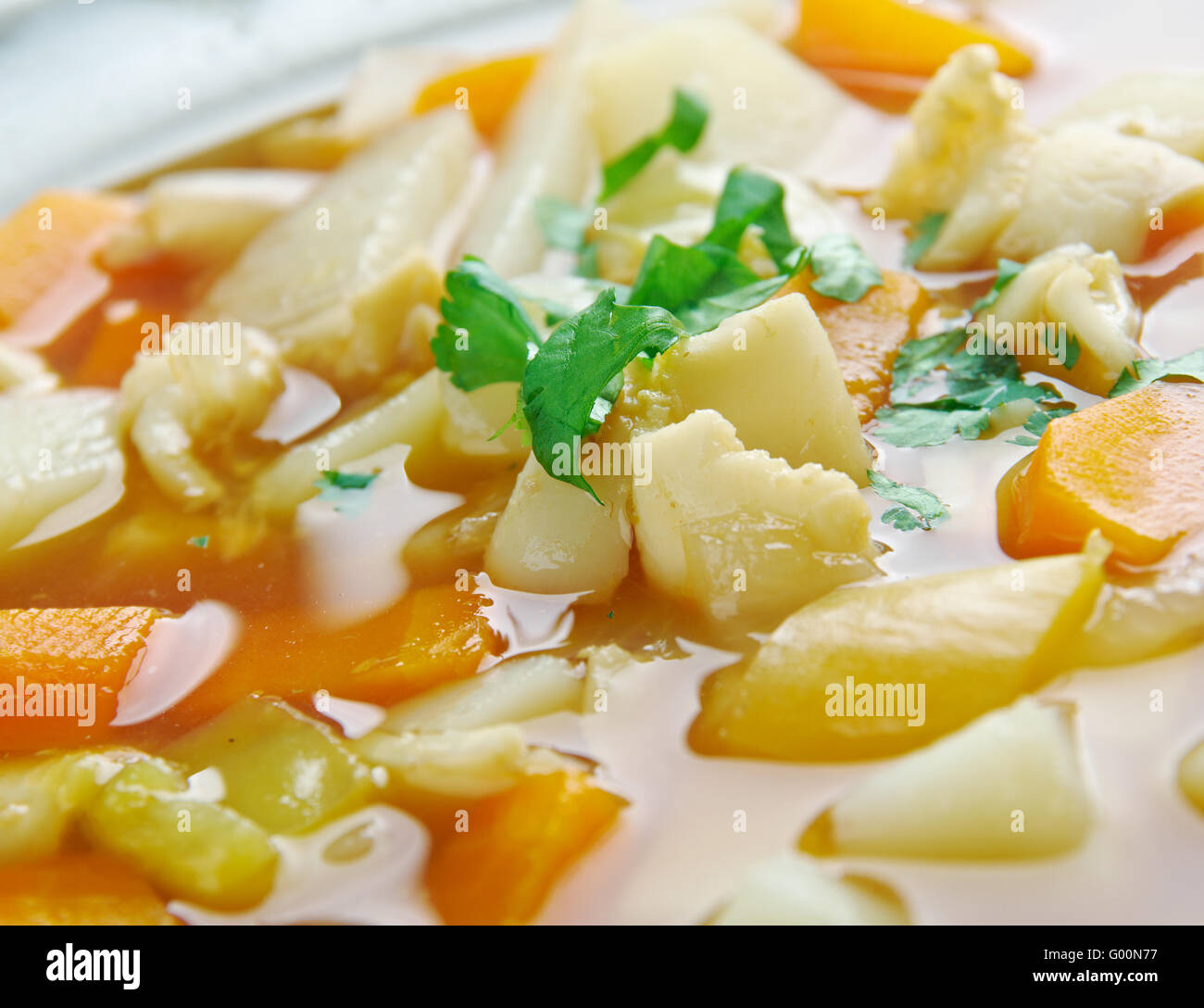Red Conch Chowder Stock Photo - Alamy