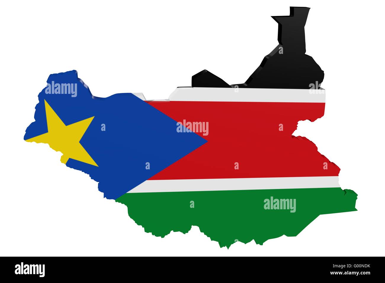 South Sudan Map High Resolution Stock Photography and Images - Alamy
