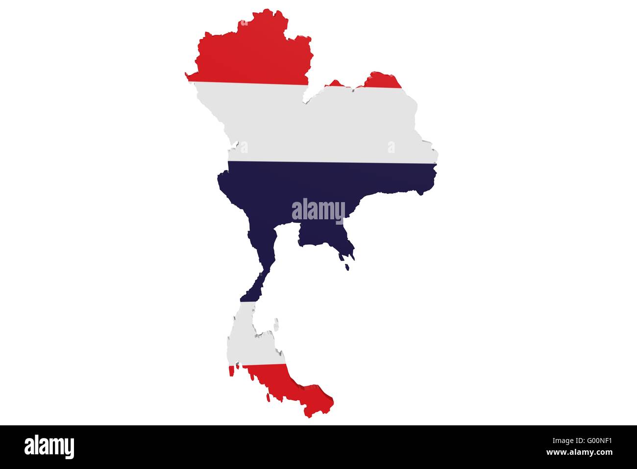 Thai map hi-res stock photography and images - Alamy