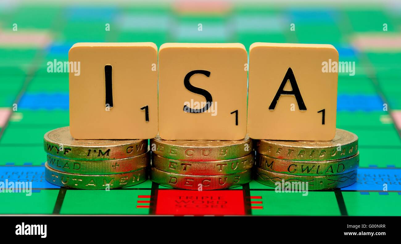 Cash money ISA concept Stock Photo - Alamy