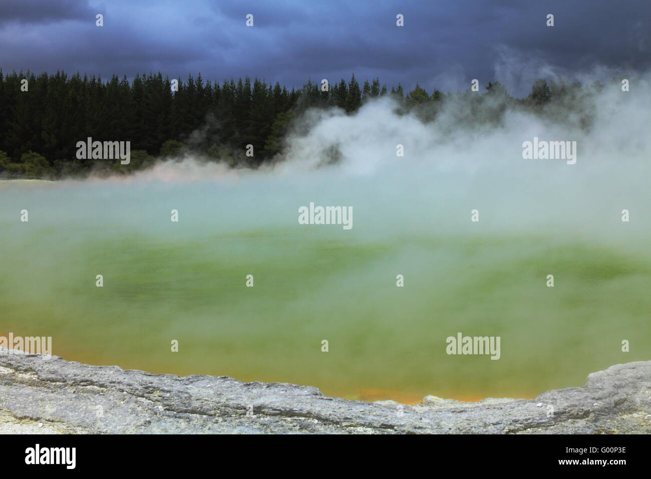 Hot mineral water spring in hi-res stock photography and images - Alamy