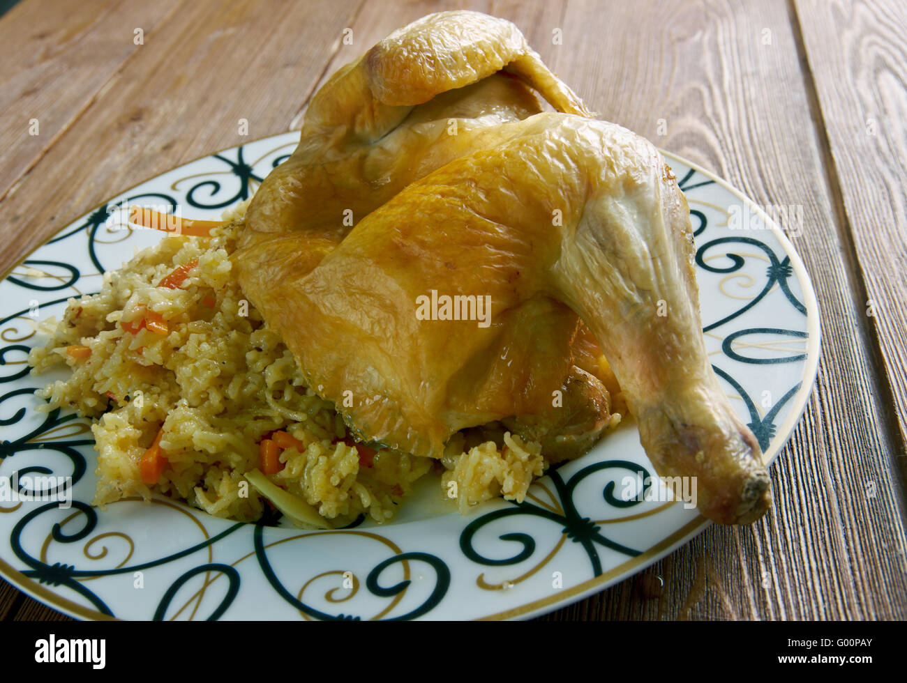 Kabsa - Middle eastern food Stock Photo - Alamy