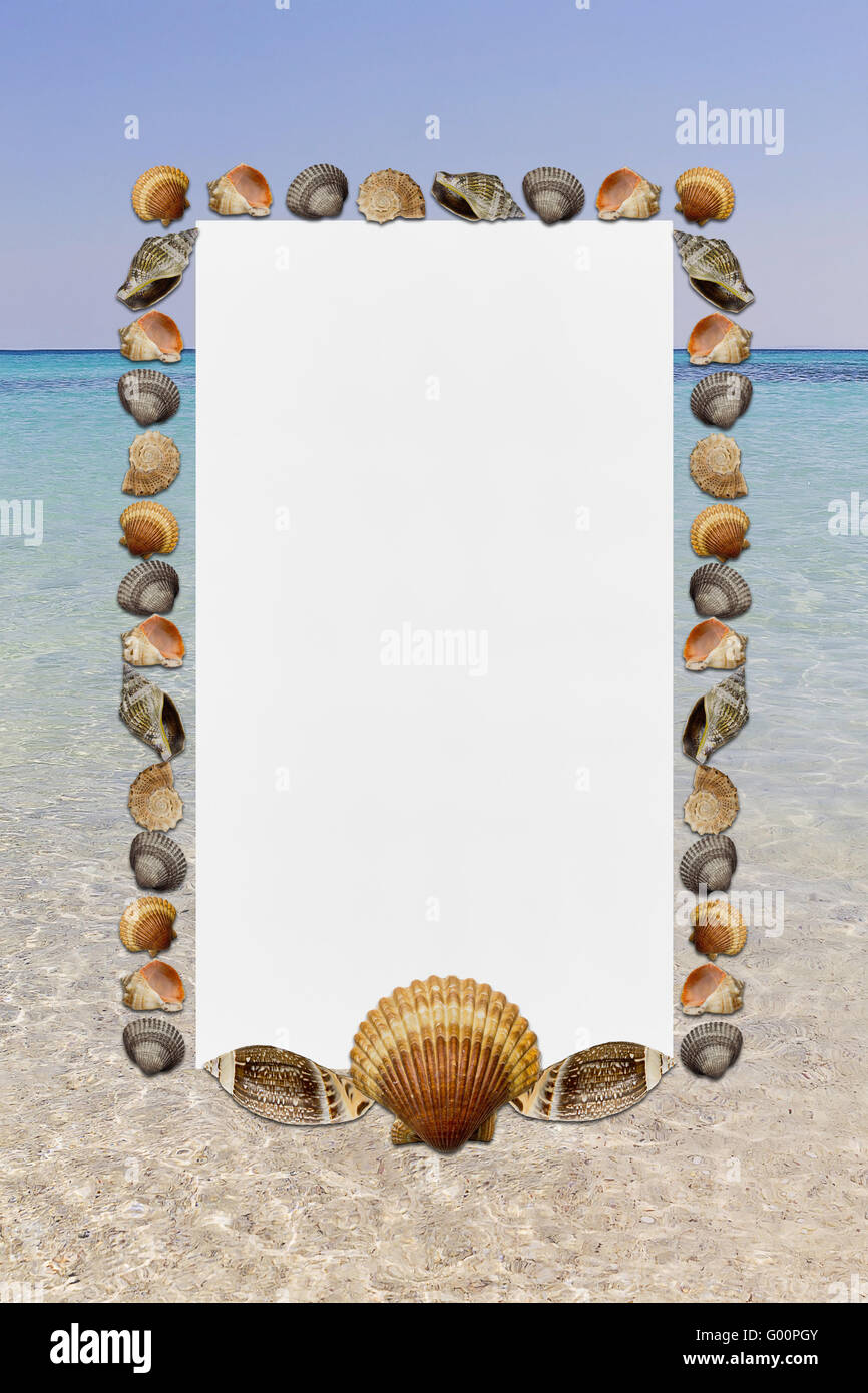 Frame with the sea Stock Photo - Alamy