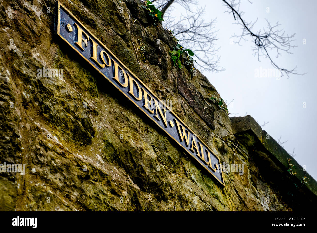 The Flodden Wall in Grey Friars church yard in Edinburgh, Scotland ...
