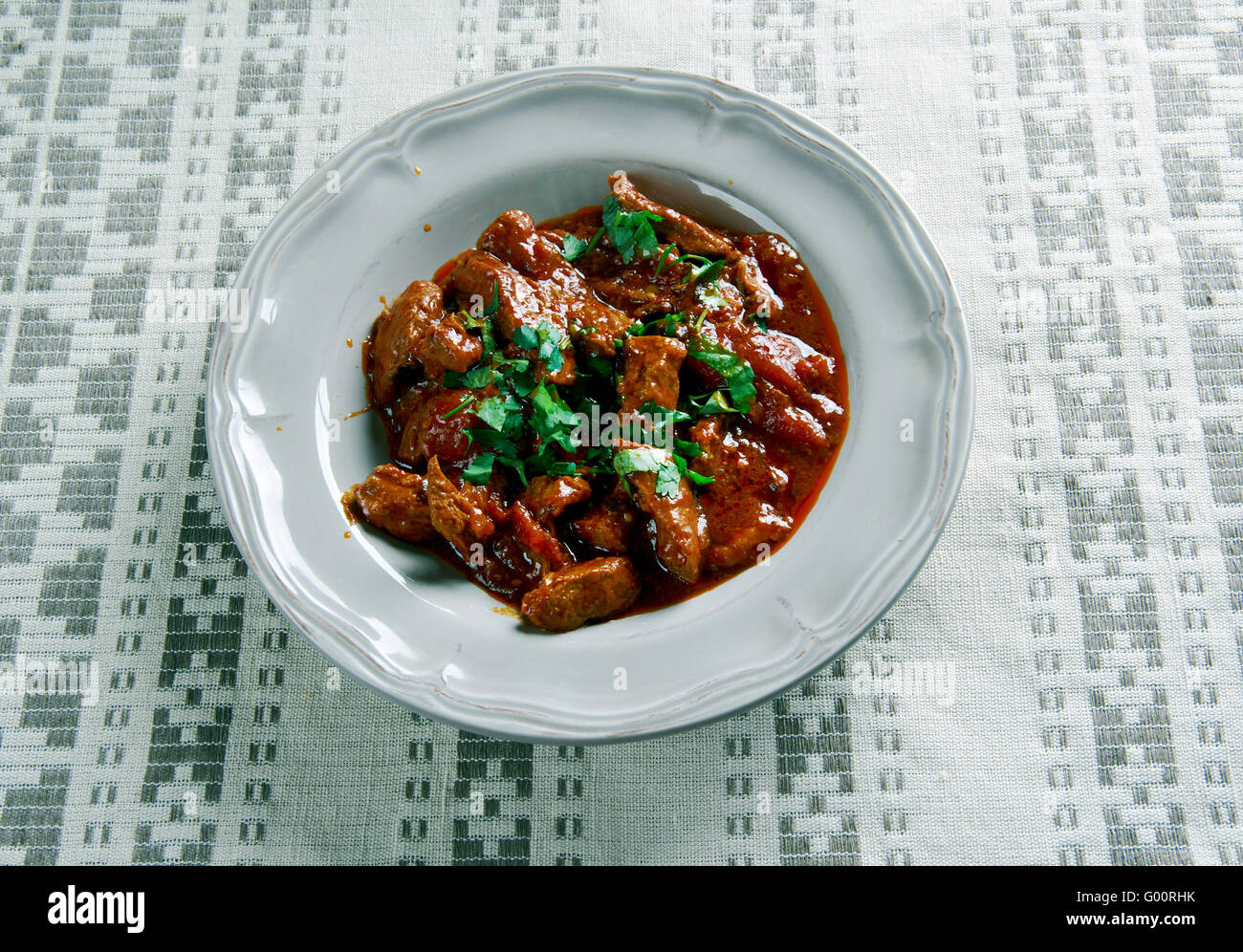 Hungarian beef stew Stock Photo - Alamy