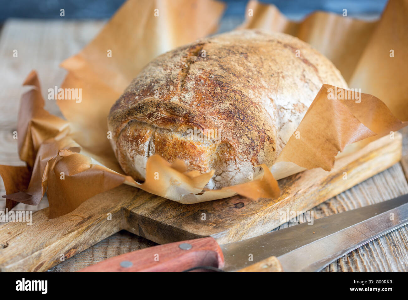 Freshly homemade bread Stock Photo - Alamy