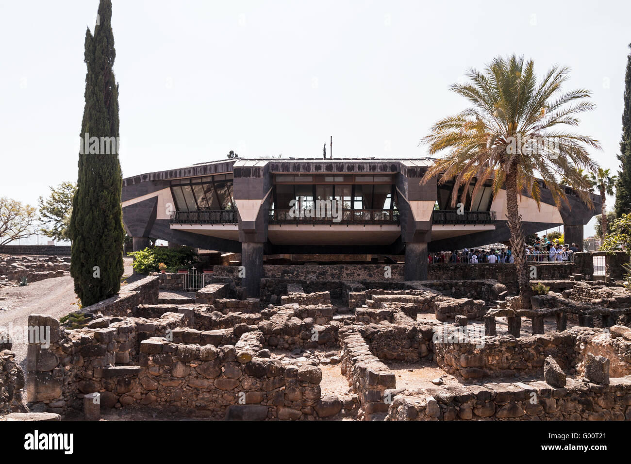 The Memorial(church) Capernaum, Galilee, Israel Stock Photo - Alamy